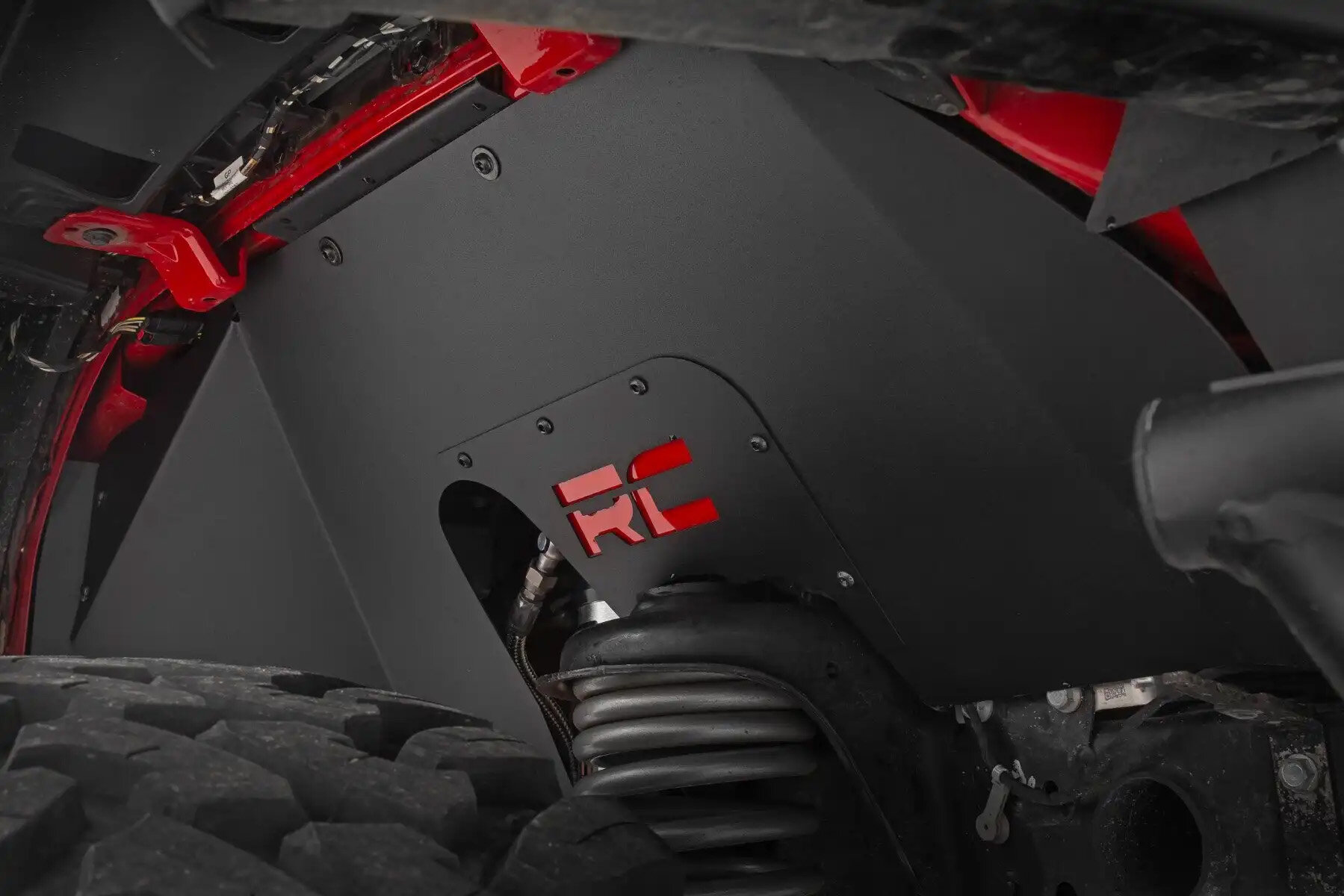 Rough Country 10653 Front Inner Fenders for 20-23 Jeep & Gladiator JT | Quadratec